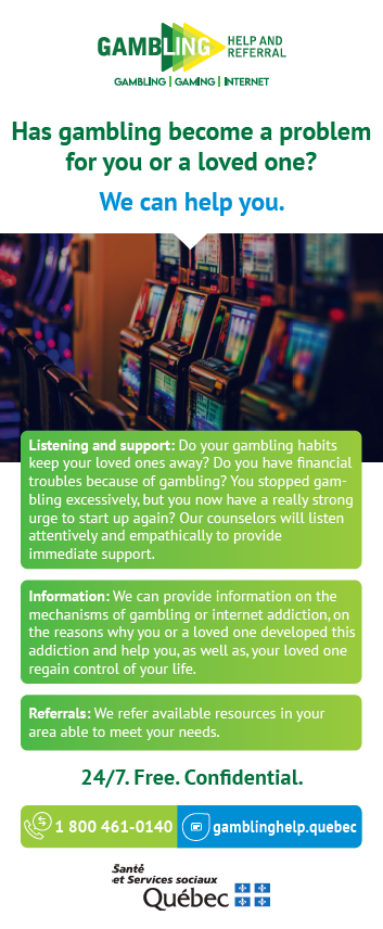 Promotional Material | Gambling Help
